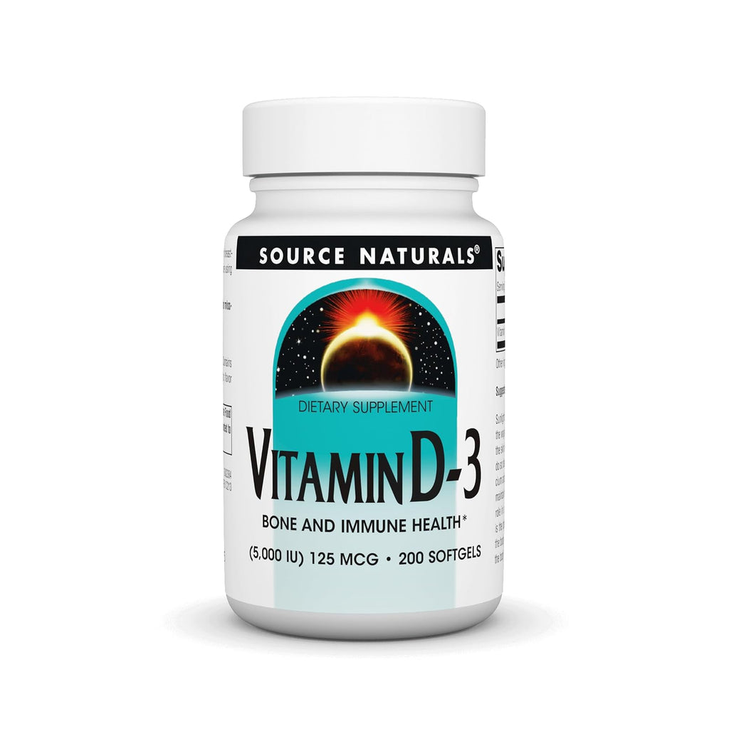 Source Naturals vitamin D-3 softgels