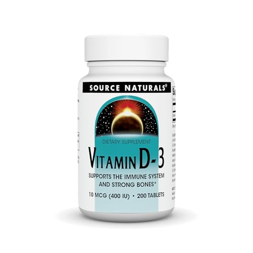 Source Naturals vitamin D-3 tablets