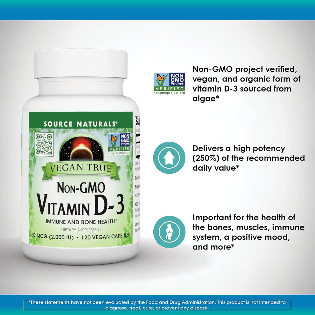Source Naturals Vitamin D for bone health