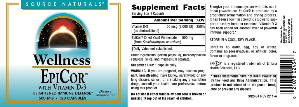 Source Naturals vitamin D3 for stronger bones