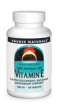Source Naturals Vitamin E supplement