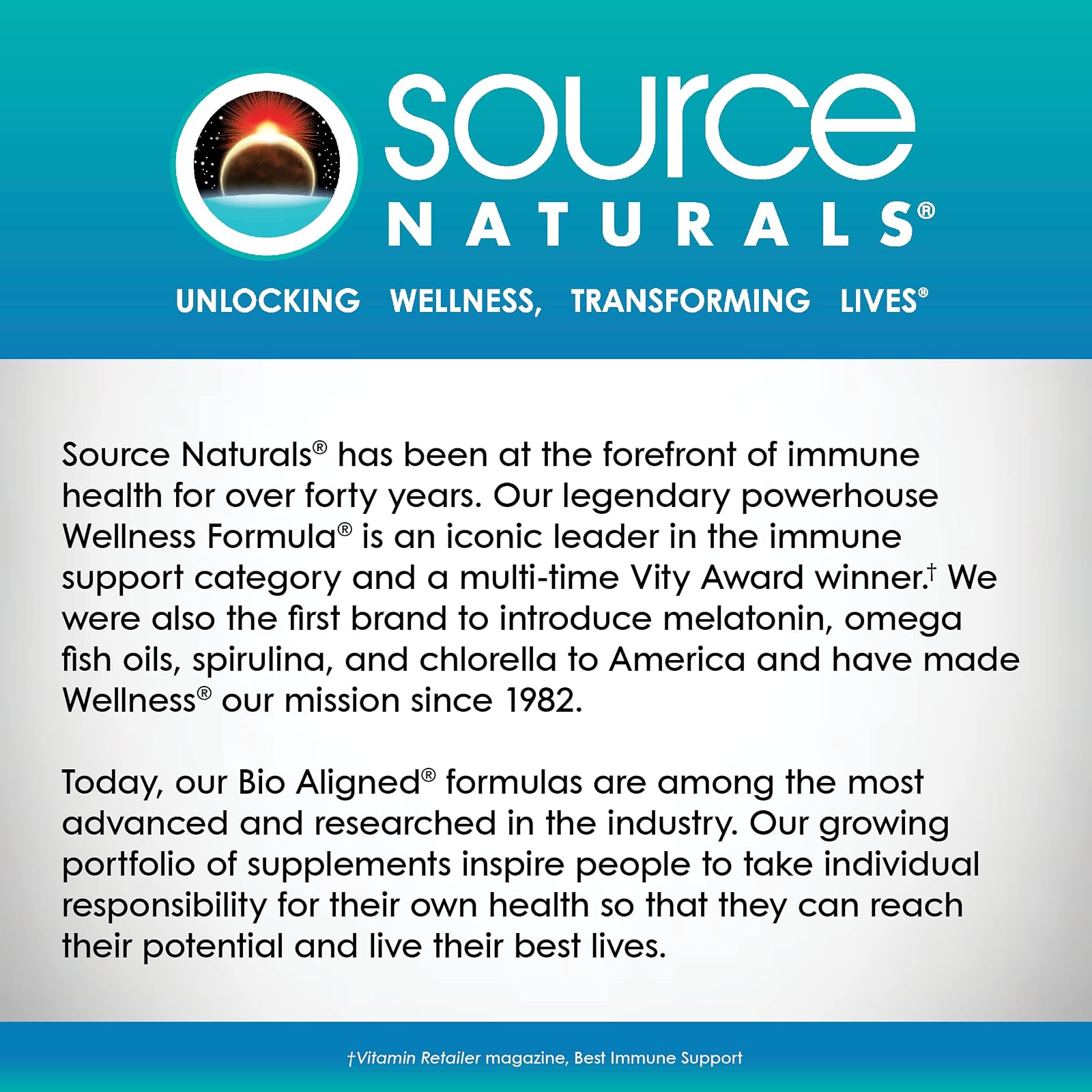 Source Naturals Wellness Formula for immune support