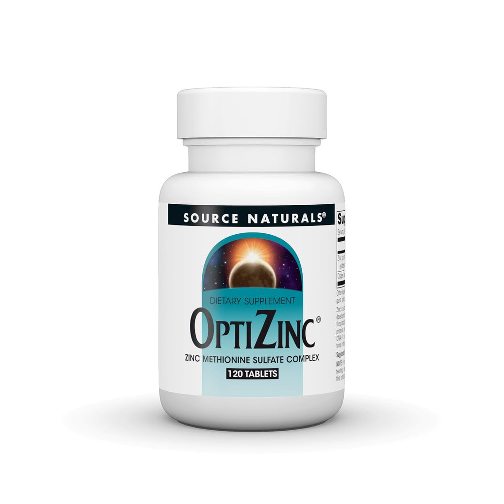 Source Naturals zinc supplement tablets