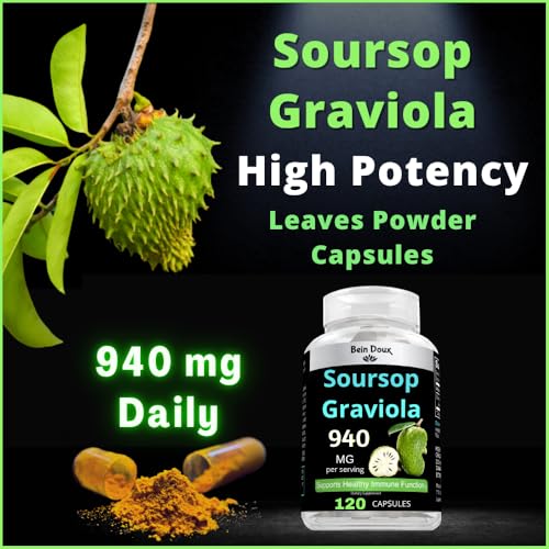 Soursop 940 mg for immune support