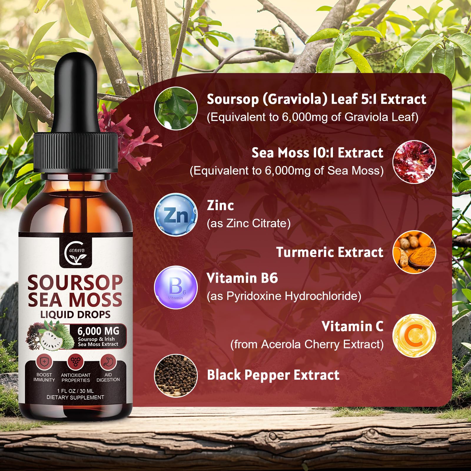 Soursop and sea moss health benefits