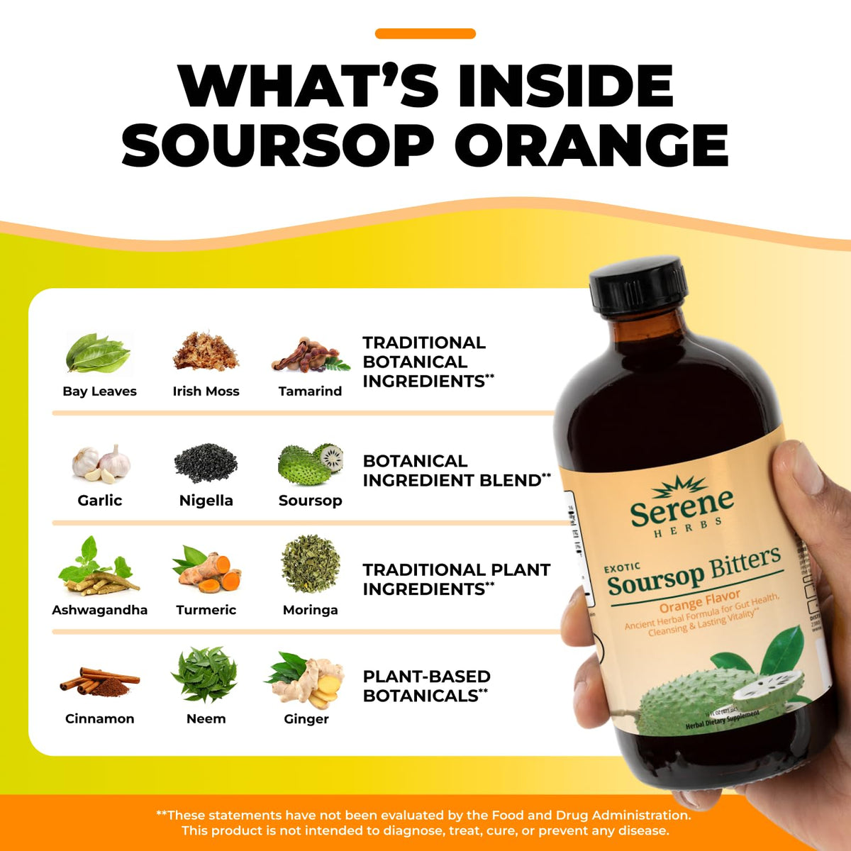 Soursop bitters for detoxification