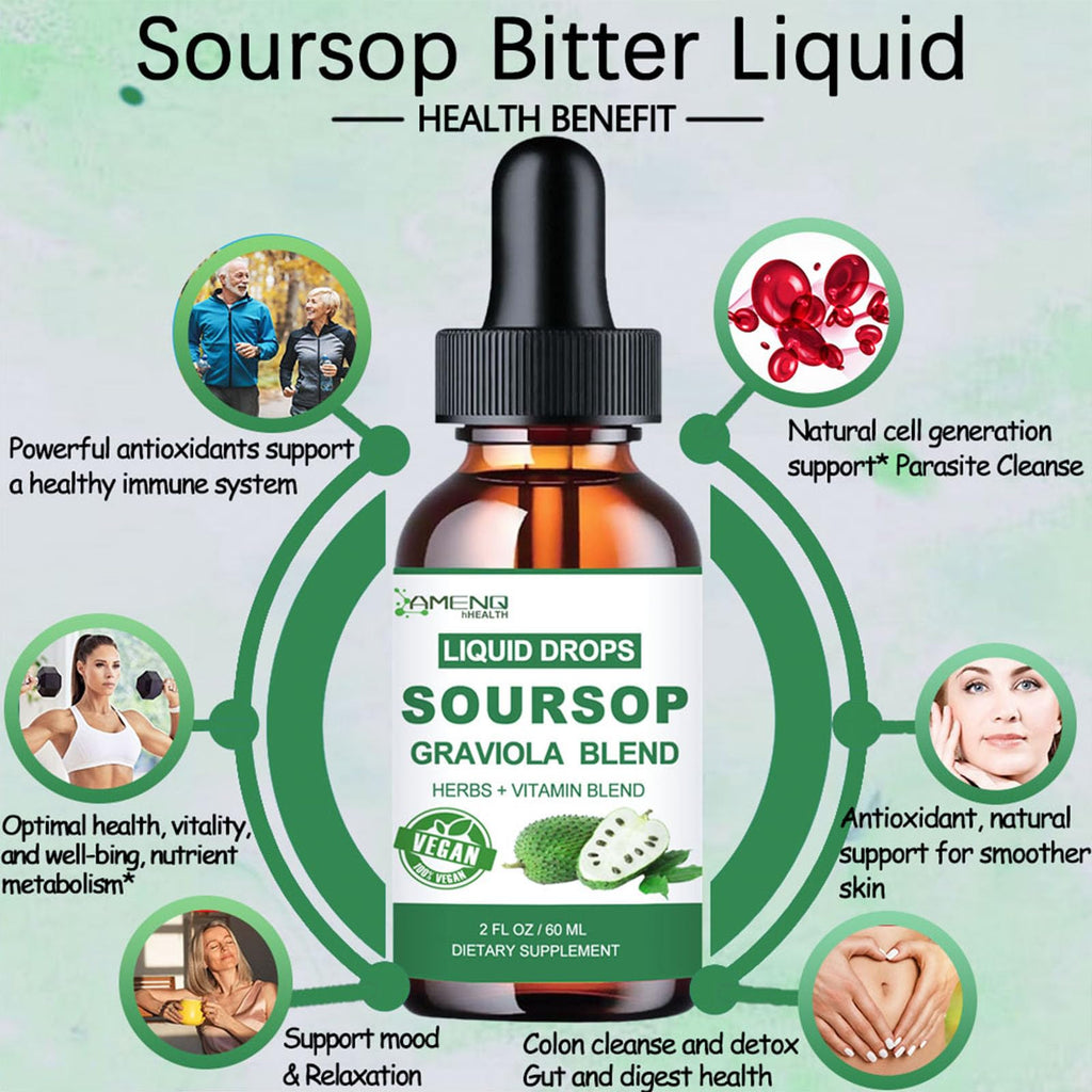 Soursop bitters for digestive health