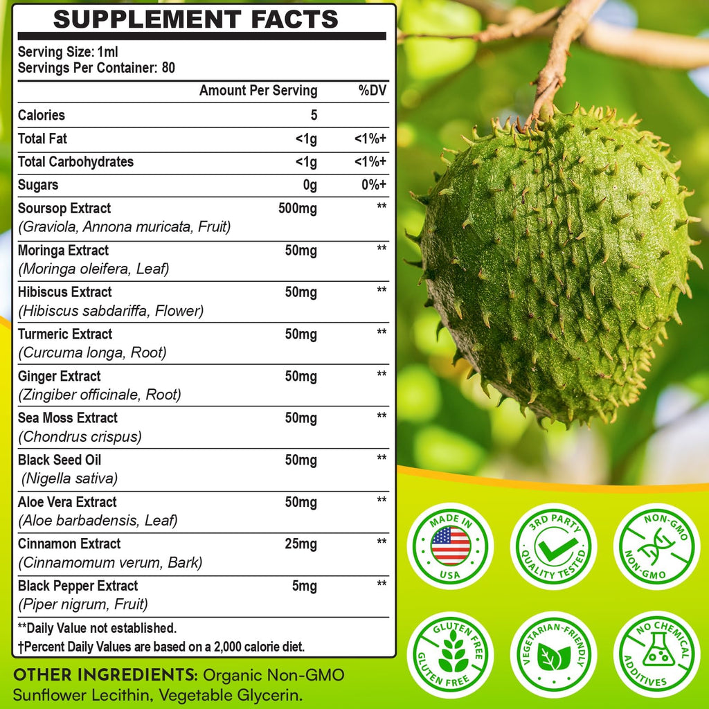 Soursop Bitters for digestive health