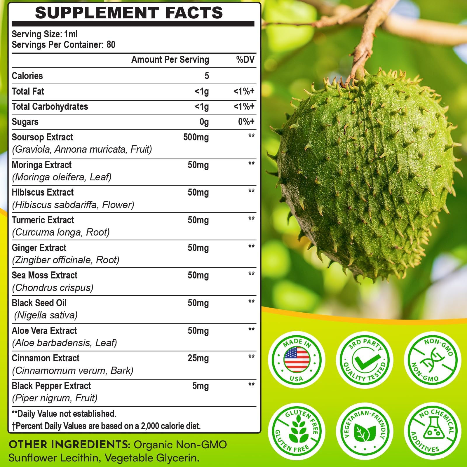Soursop Bitters for digestive health