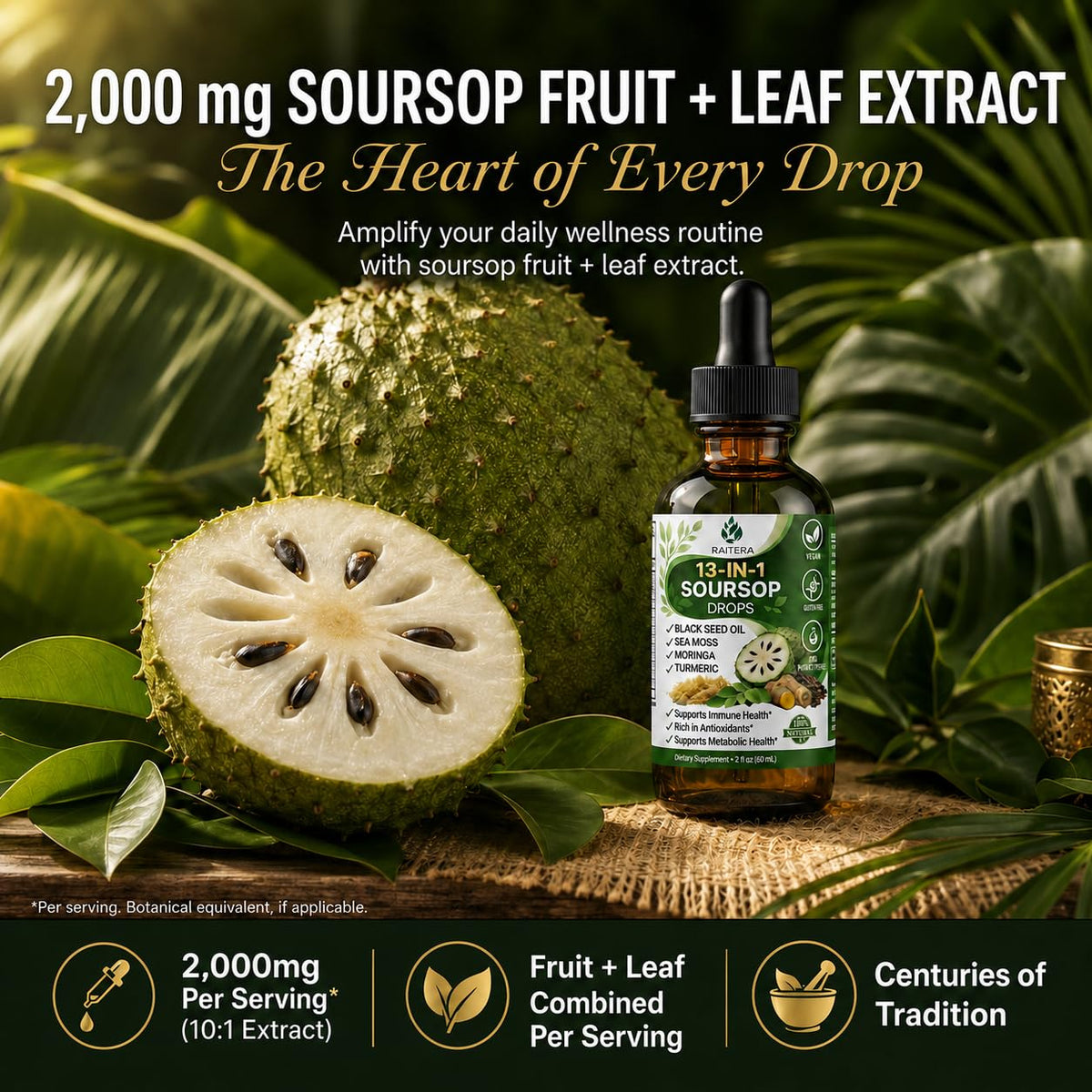 Soursop bitters for healthy lifestyle