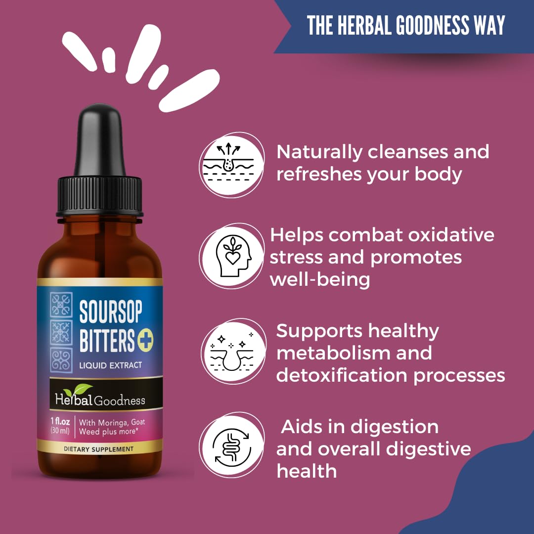 Soursop bitters for holistic healing