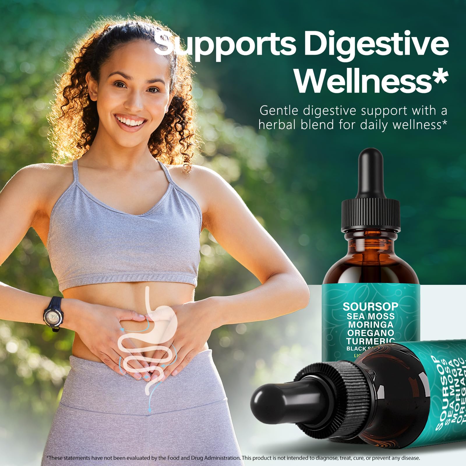 Soursop bitters for immune support