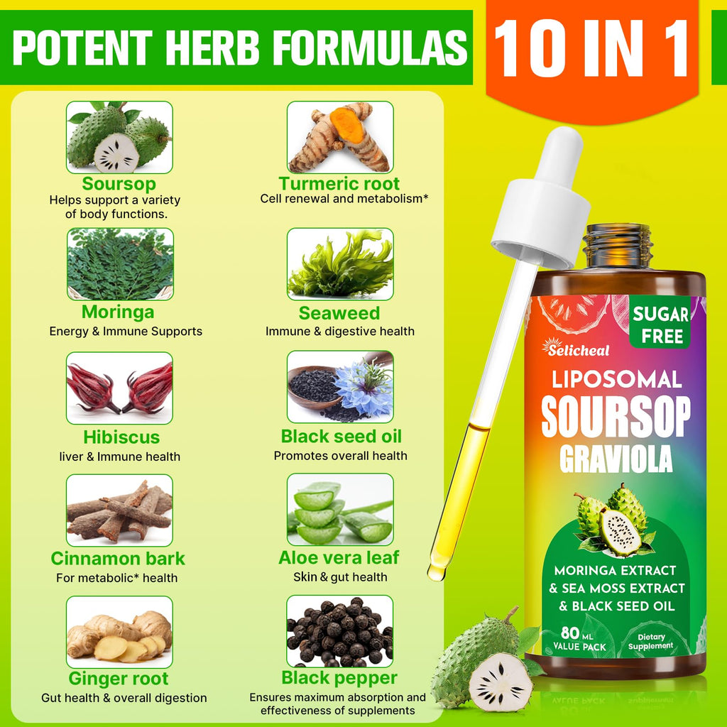 Soursop Bitters for liver health support