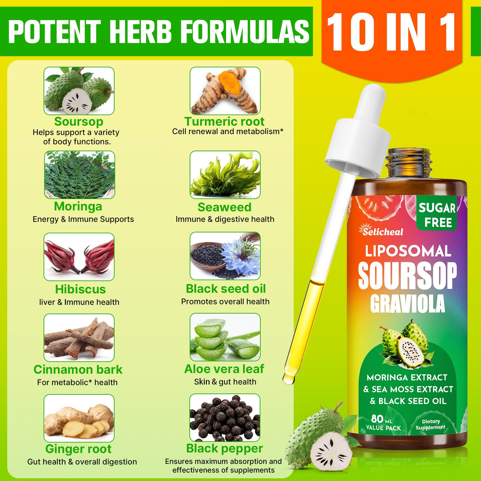 Soursop Bitters for liver health support