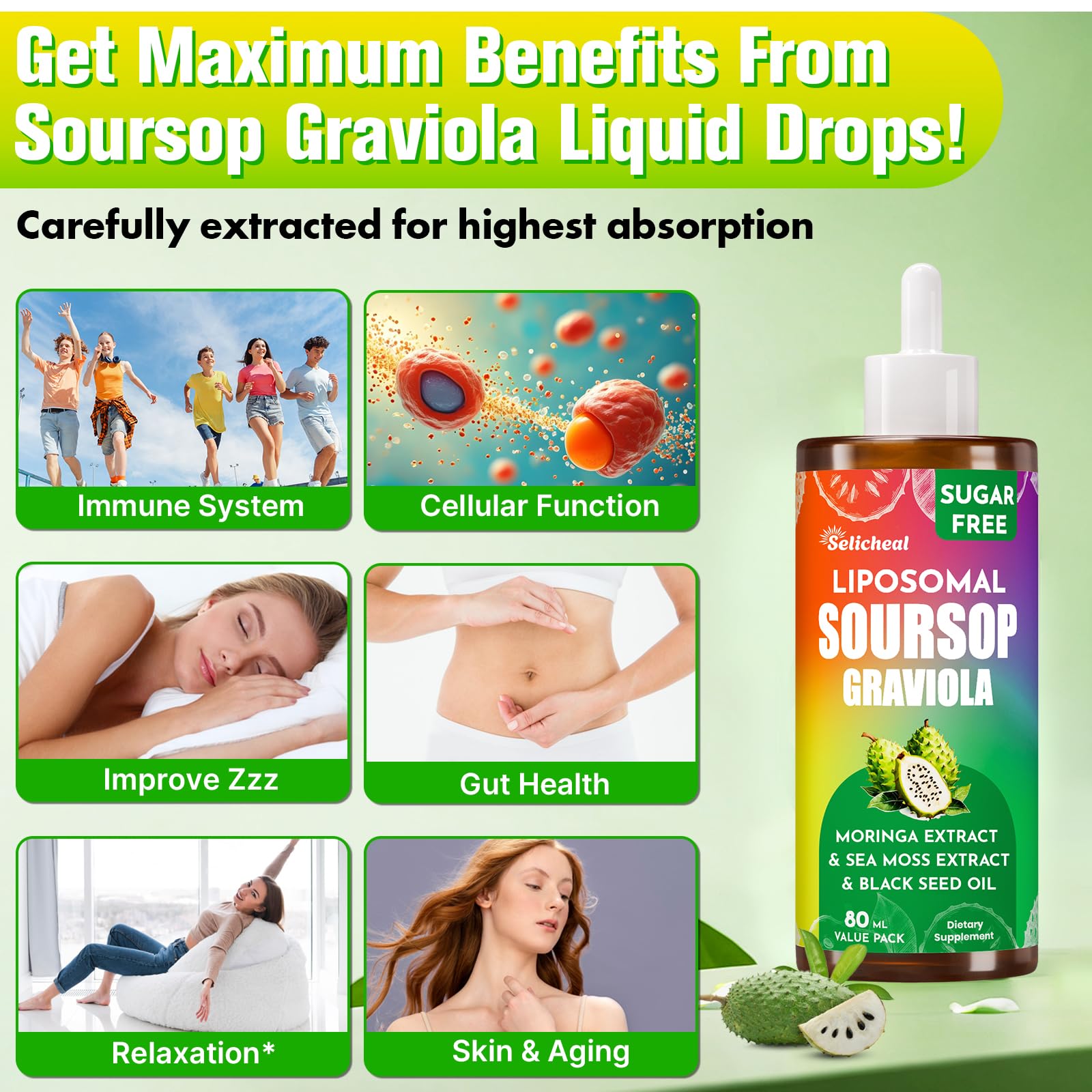 Soursop Bitters for natural energy support