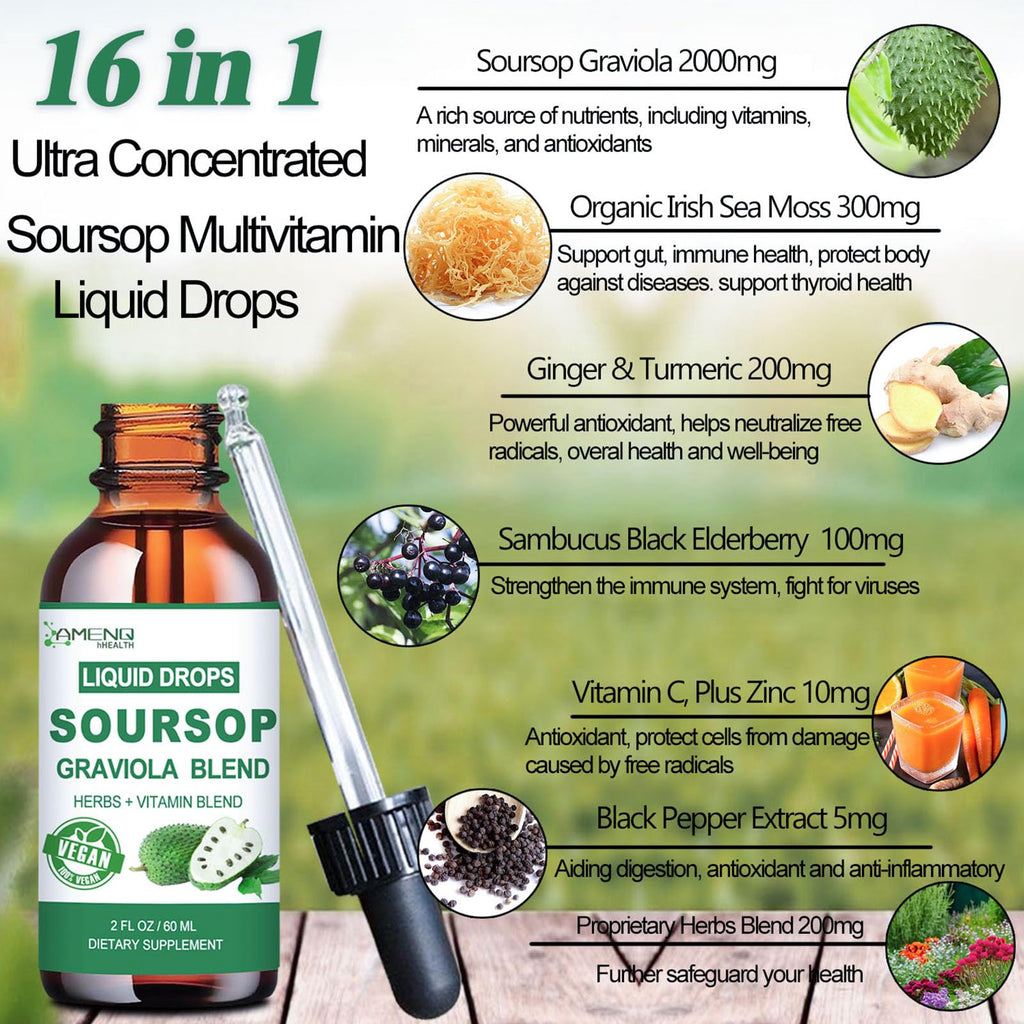 Soursop bitters for overall health
