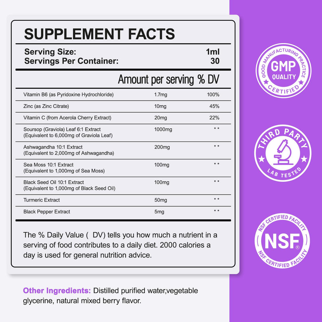 Soursop Bitters for overall vitality