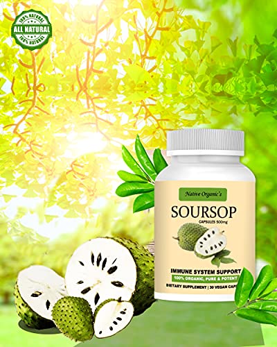 Soursop capsules with essential antioxidants