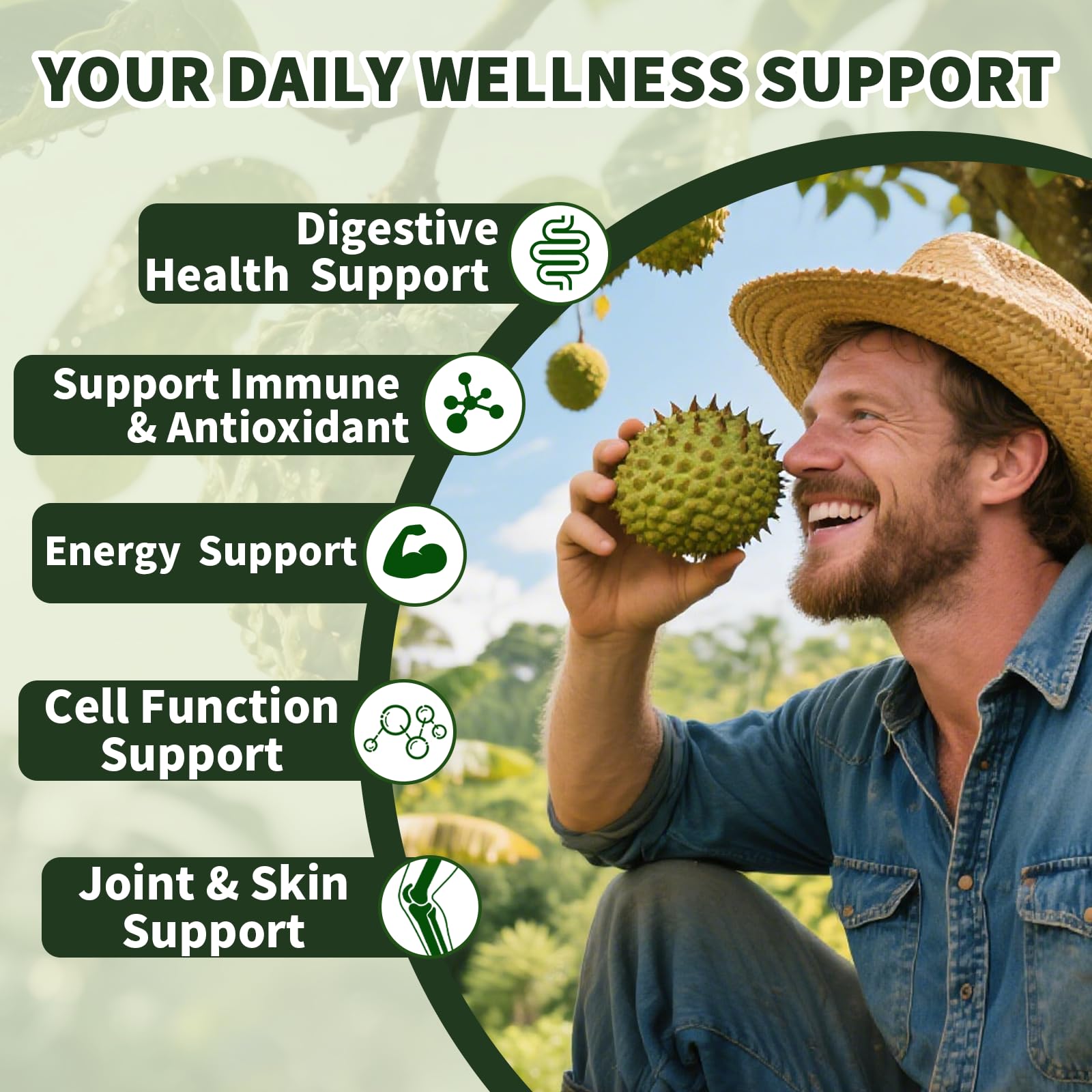 Soursop drops for wellness boost