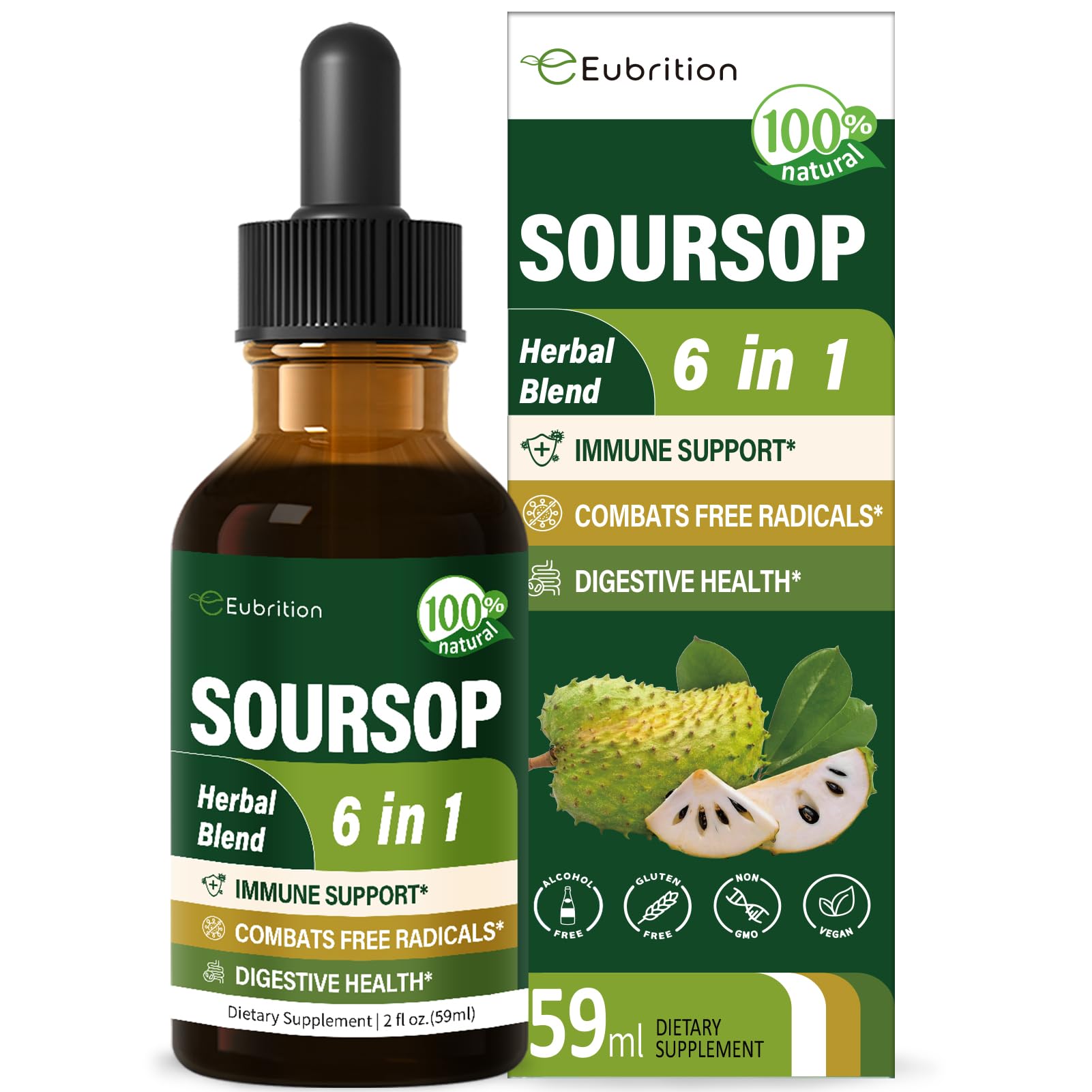 Soursop fruit drops for wellness