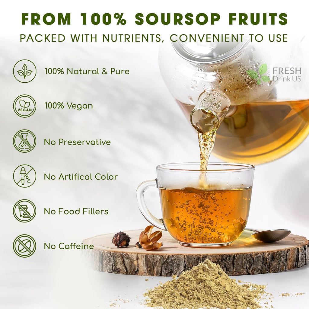 Soursop fruit powder for wellness