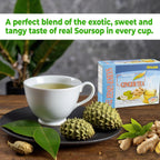 Soursop ginger tea convenient sachets