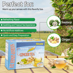 Soursop ginger tea for digestion support