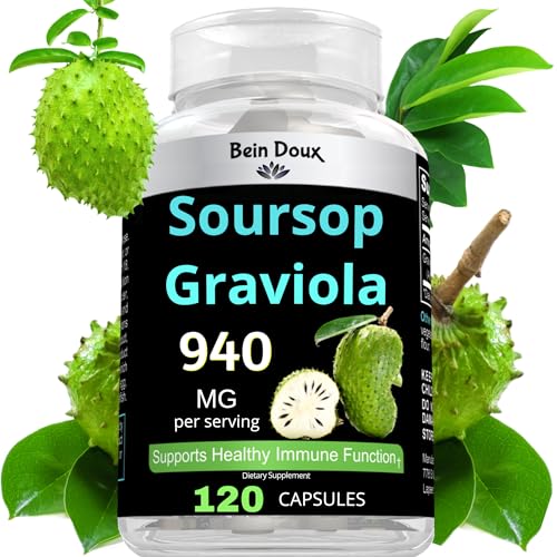 Soursop Graviola antioxidant capsules