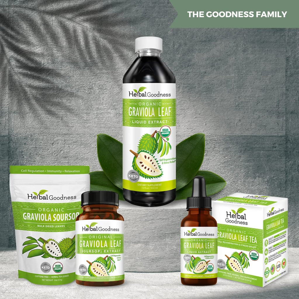 Soursop graviola bitters for vitality