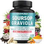 Soursop Graviola capsules for wellness