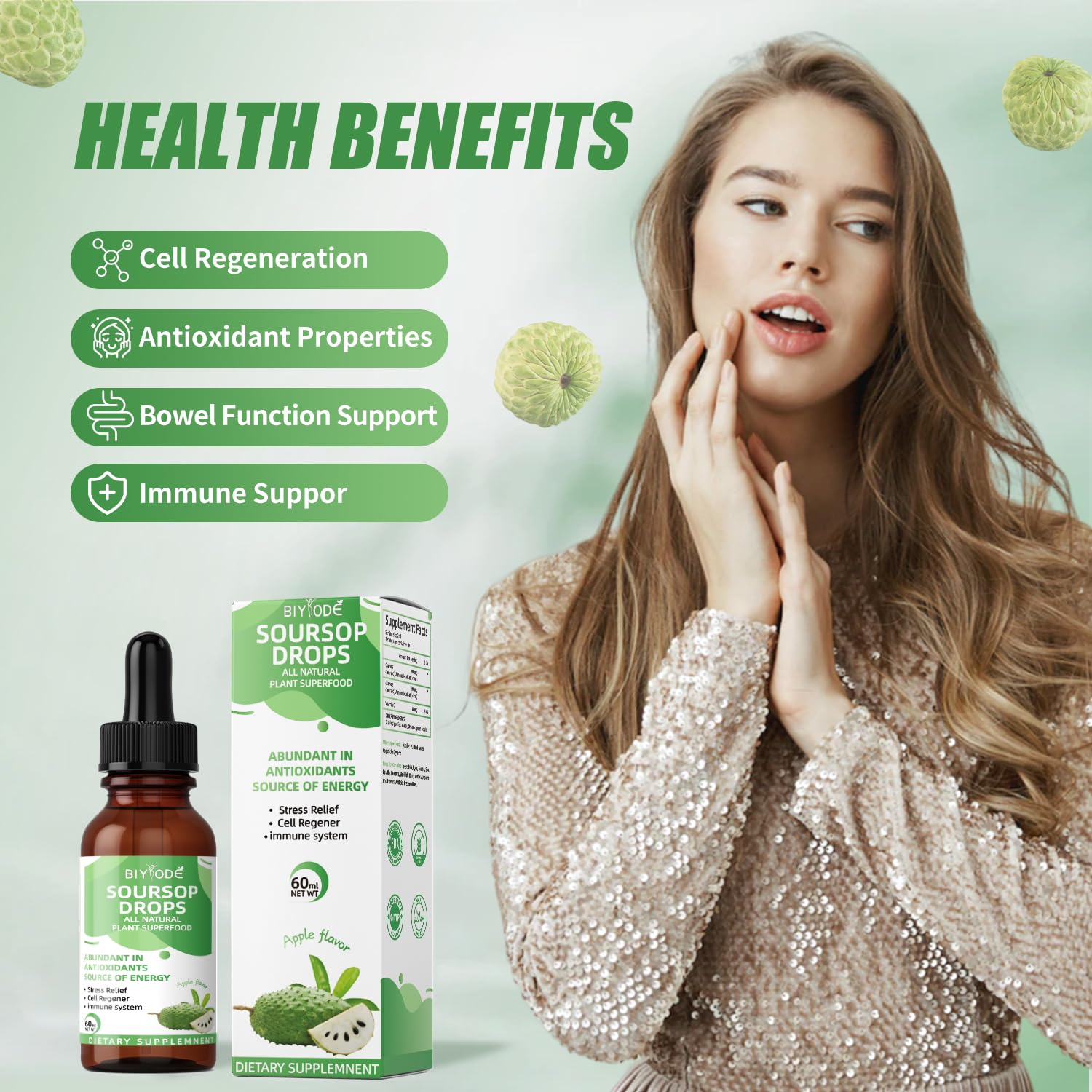 Soursop Graviola drops for vitality