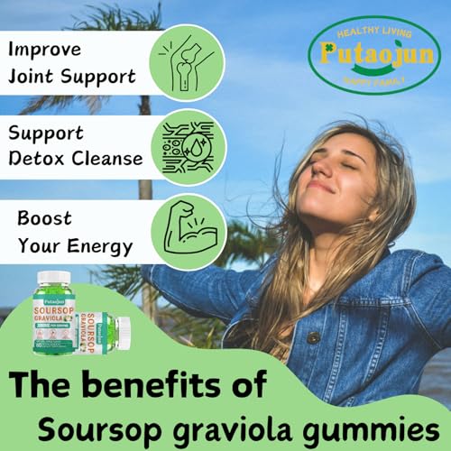 Soursop Graviola gummies for energy