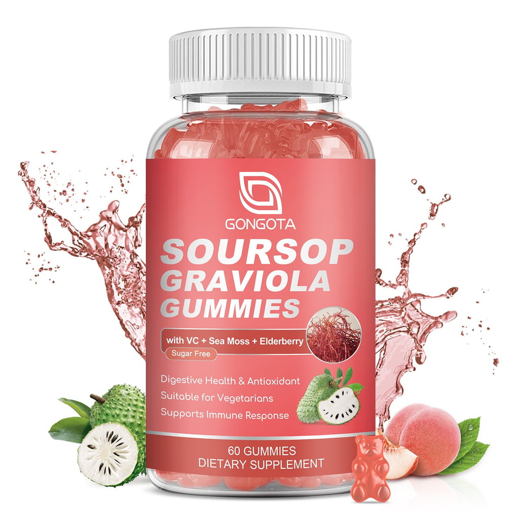 Soursop Graviola gummies for immune support
