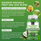 Soursop Graviola gummies for seniors