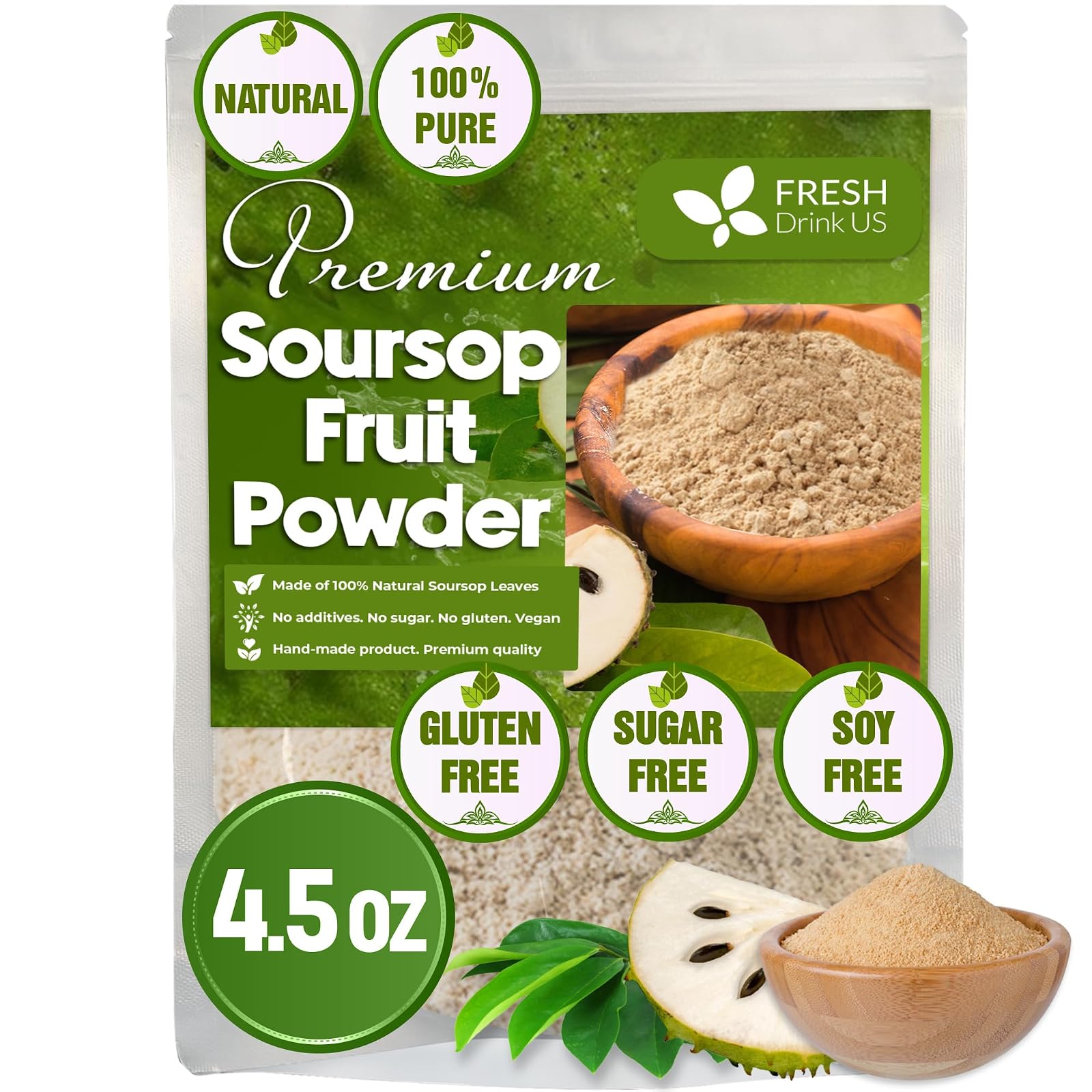 Soursop Graviola herbal tea powder