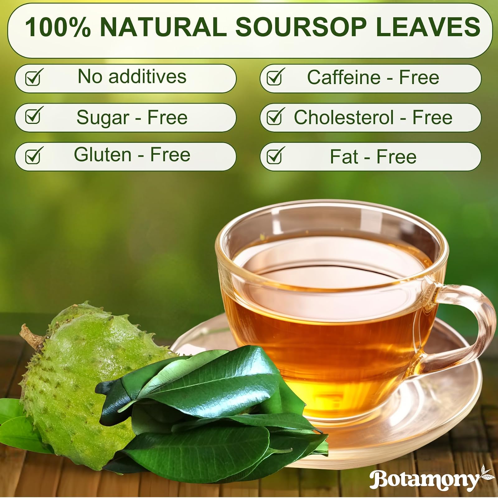 Soursop Graviola leaf tea bags