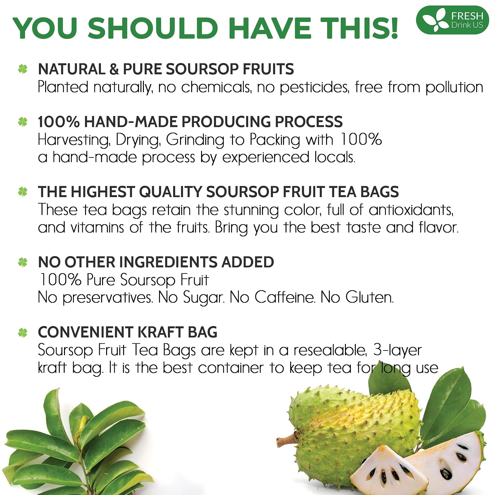 Soursop Graviola tea for wellness