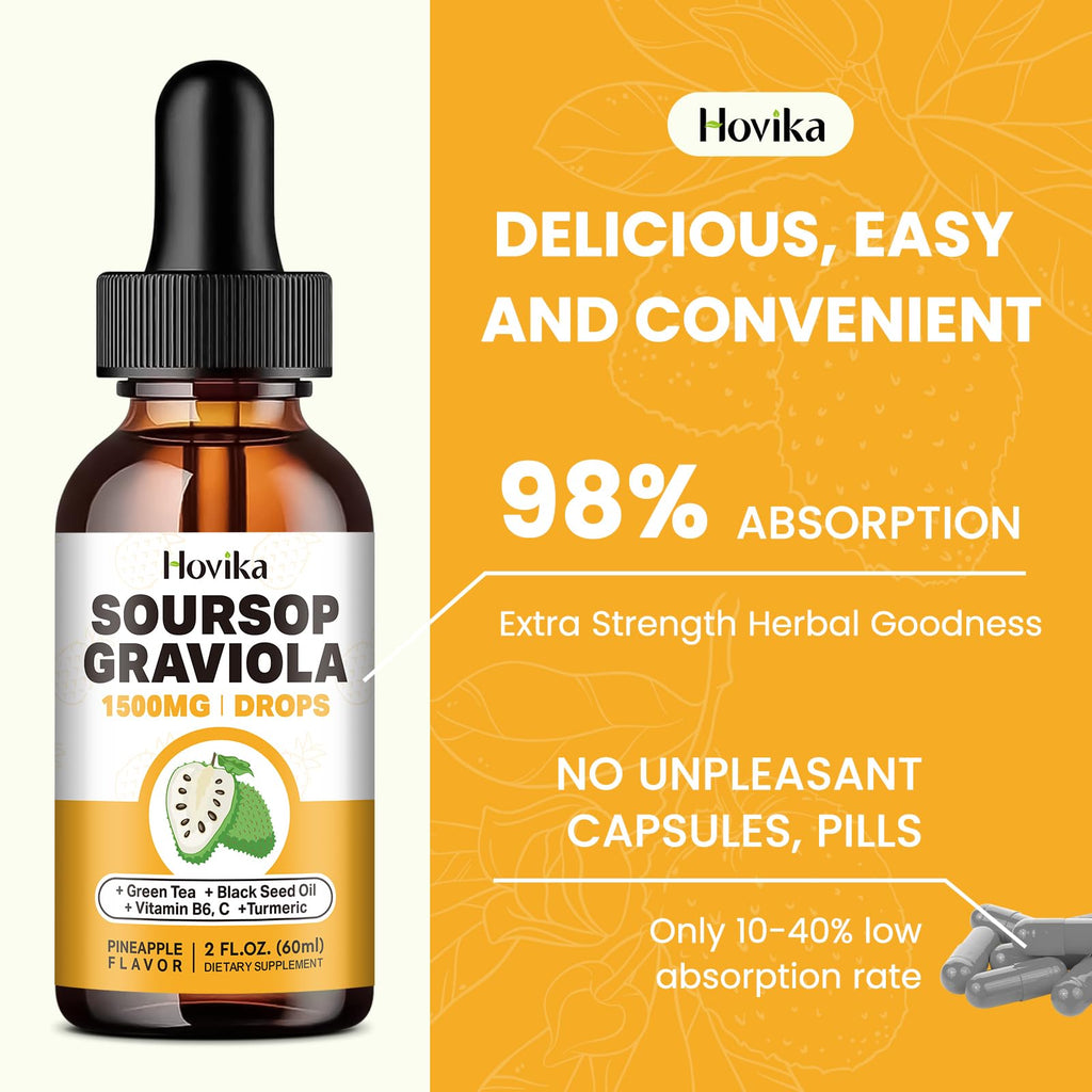 Soursop Graviola with black seed oil