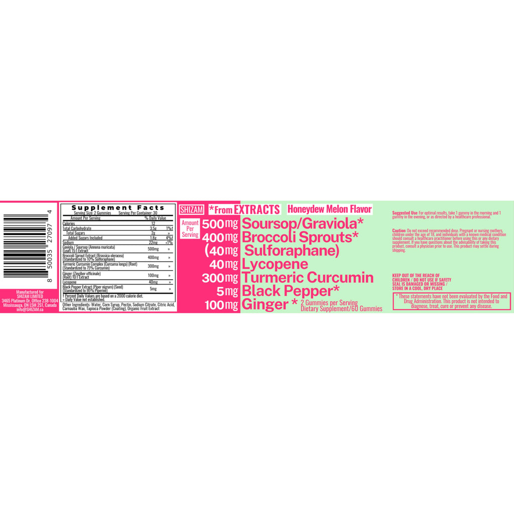 Soursop gummies for daily health boost