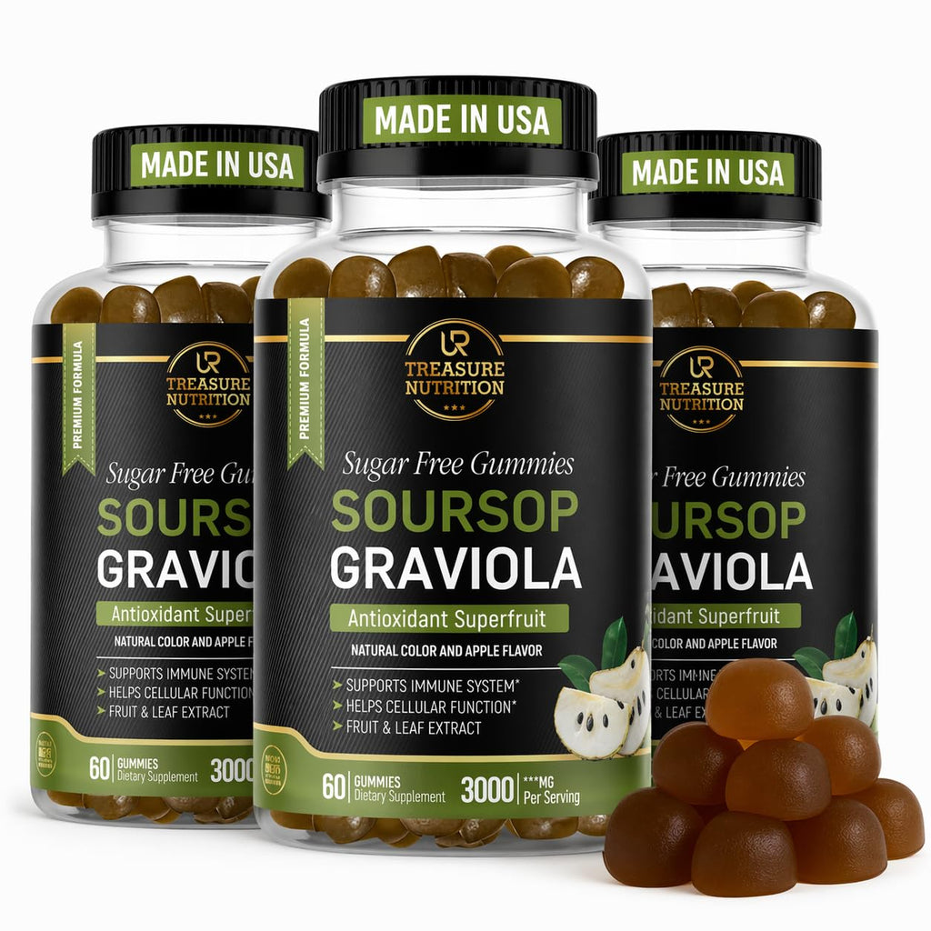 Soursop gummies for daily vitamins