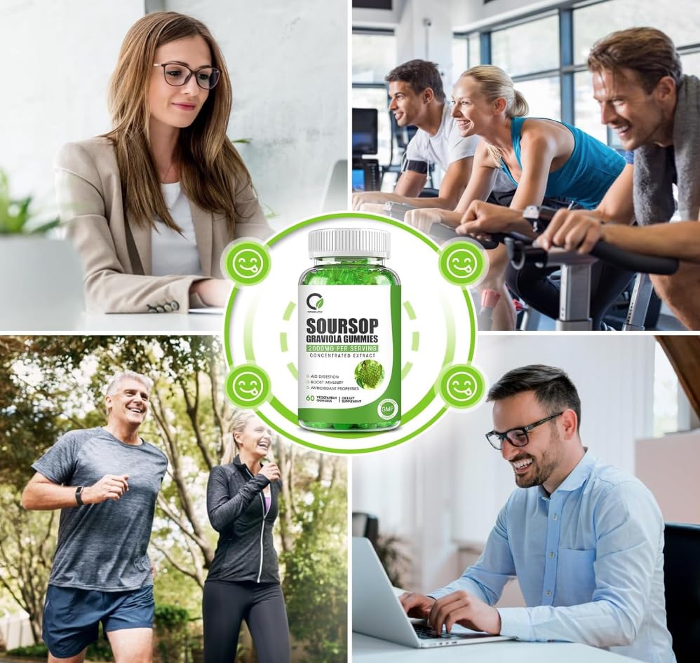 Soursop gummies for digestive health