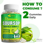 Soursop gummies for digestive health
