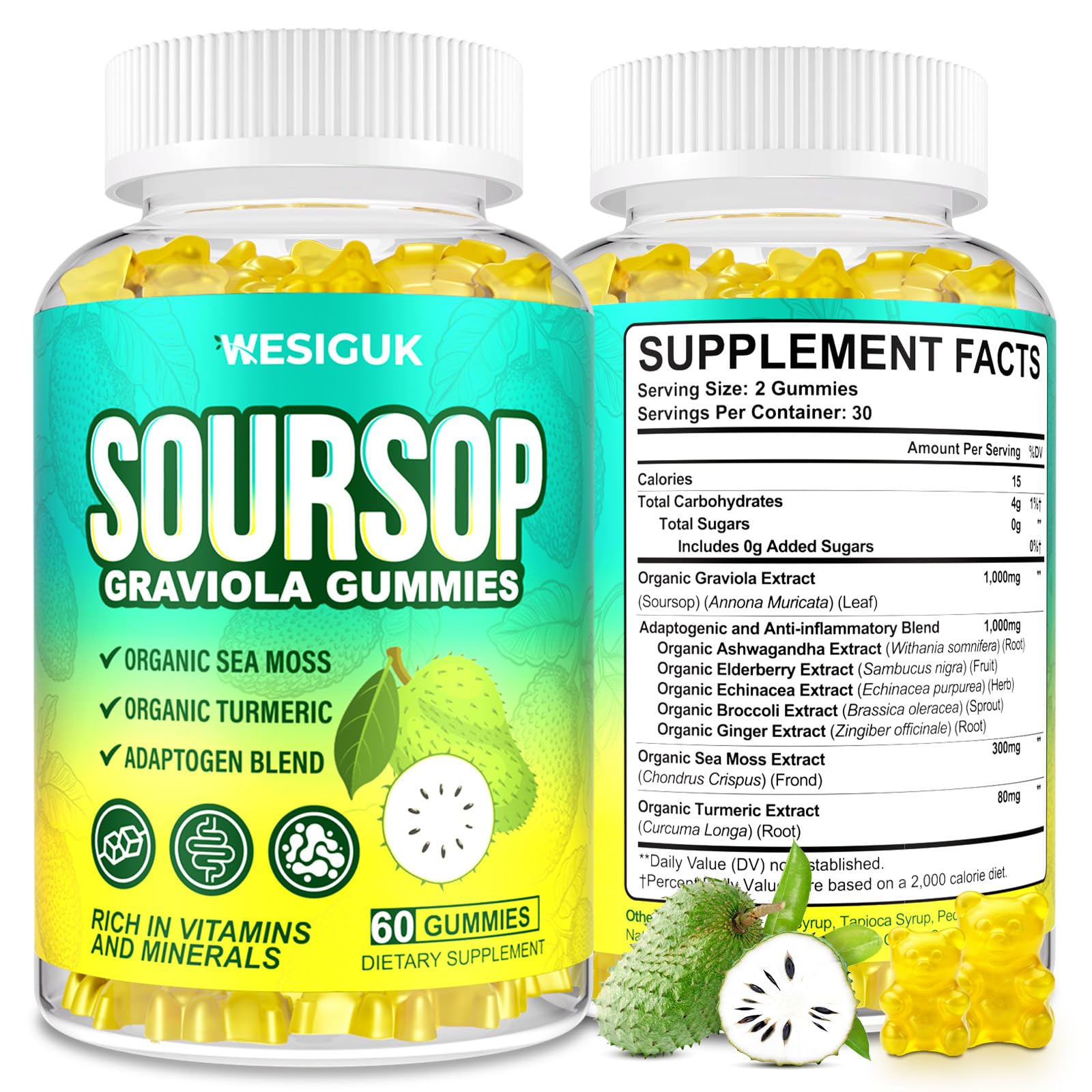 soursop gummies for immune support