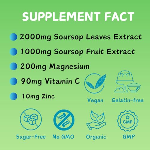Soursop gummies for overall health