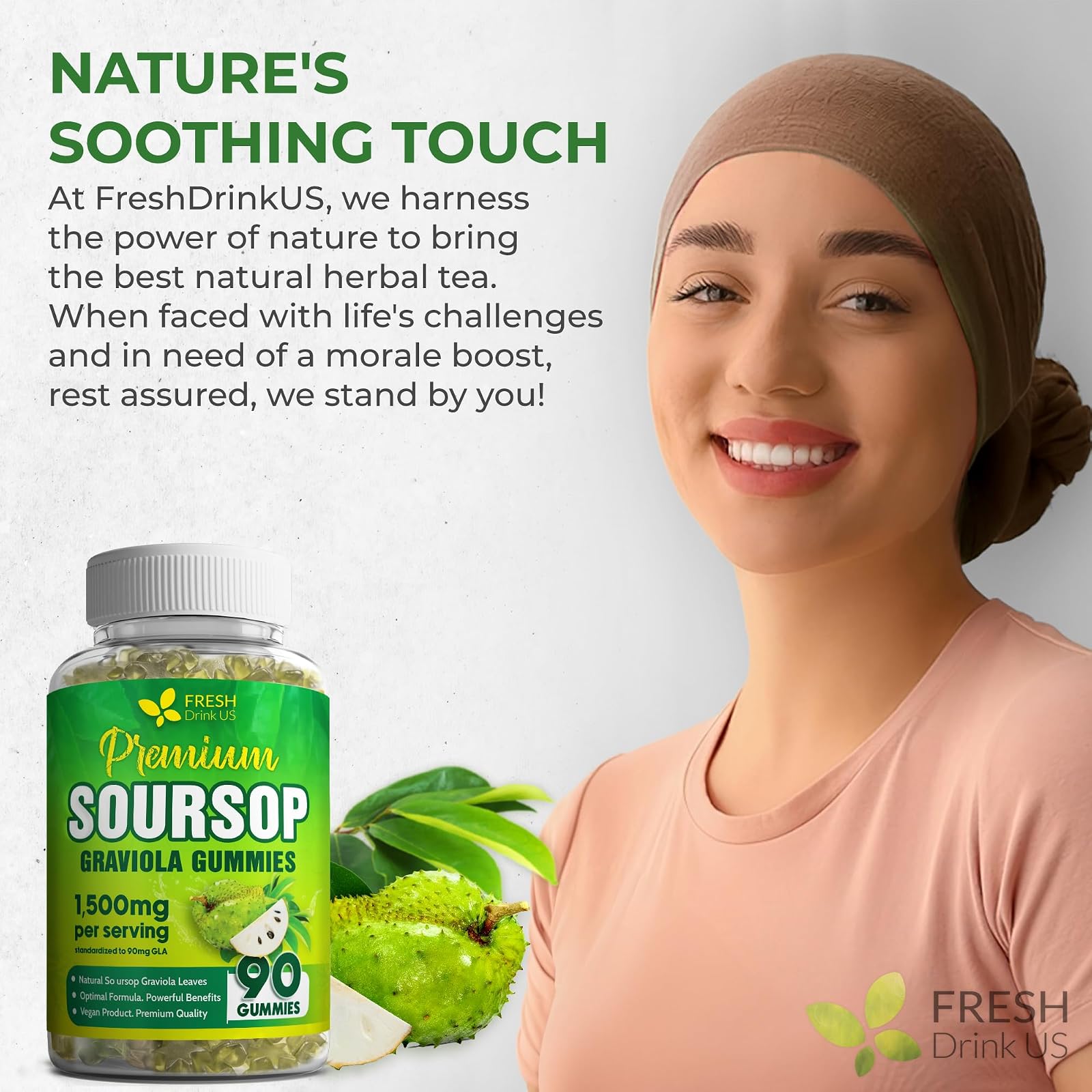 Soursop gummies for stress relief