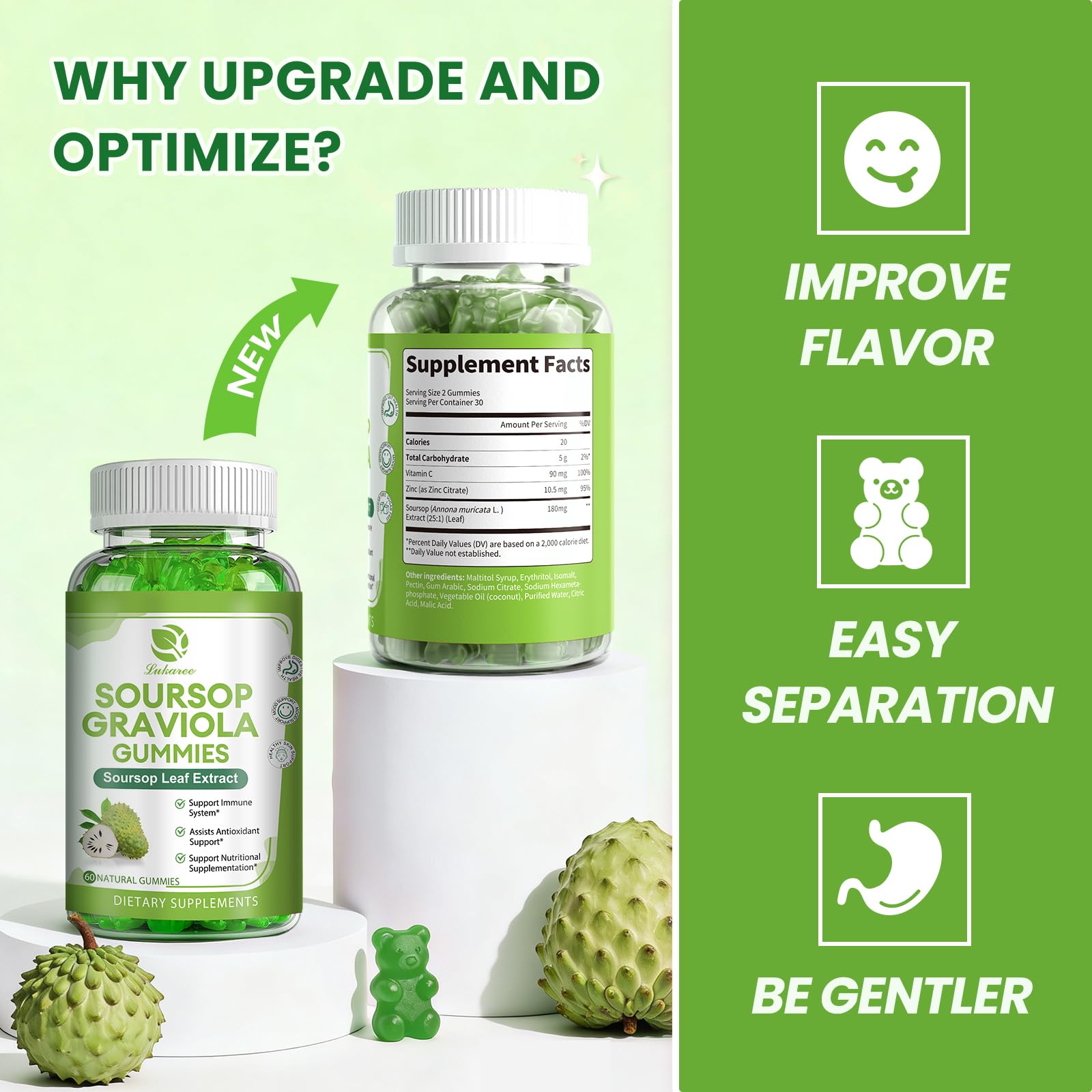 soursop gummies with antioxidants