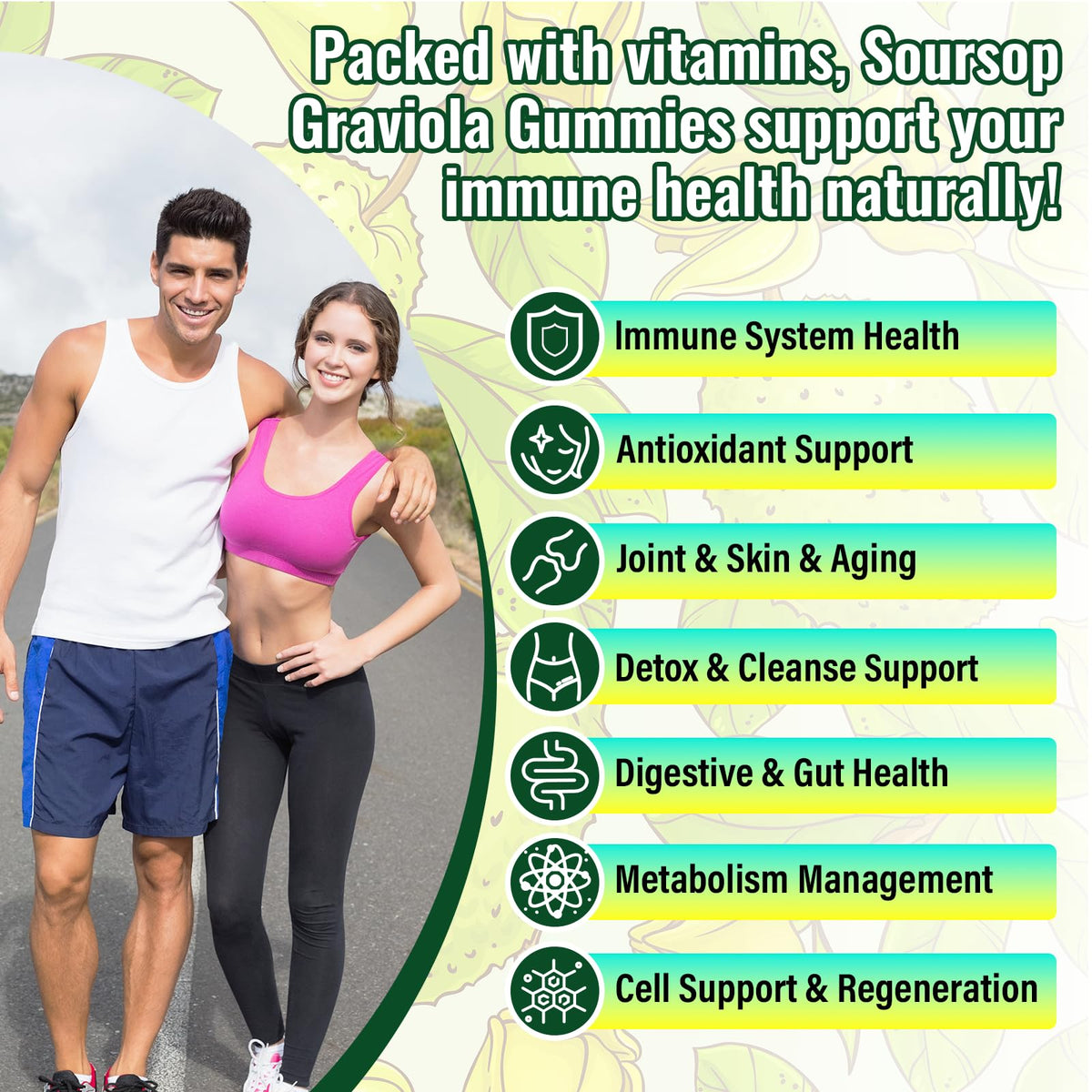 soursop gummies with natural ingredients