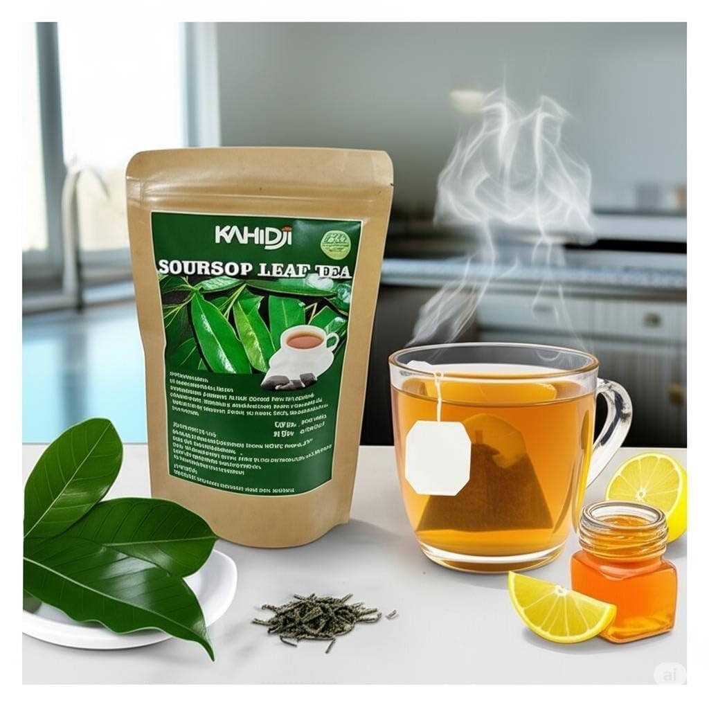 Soursop herbal infusion for energy