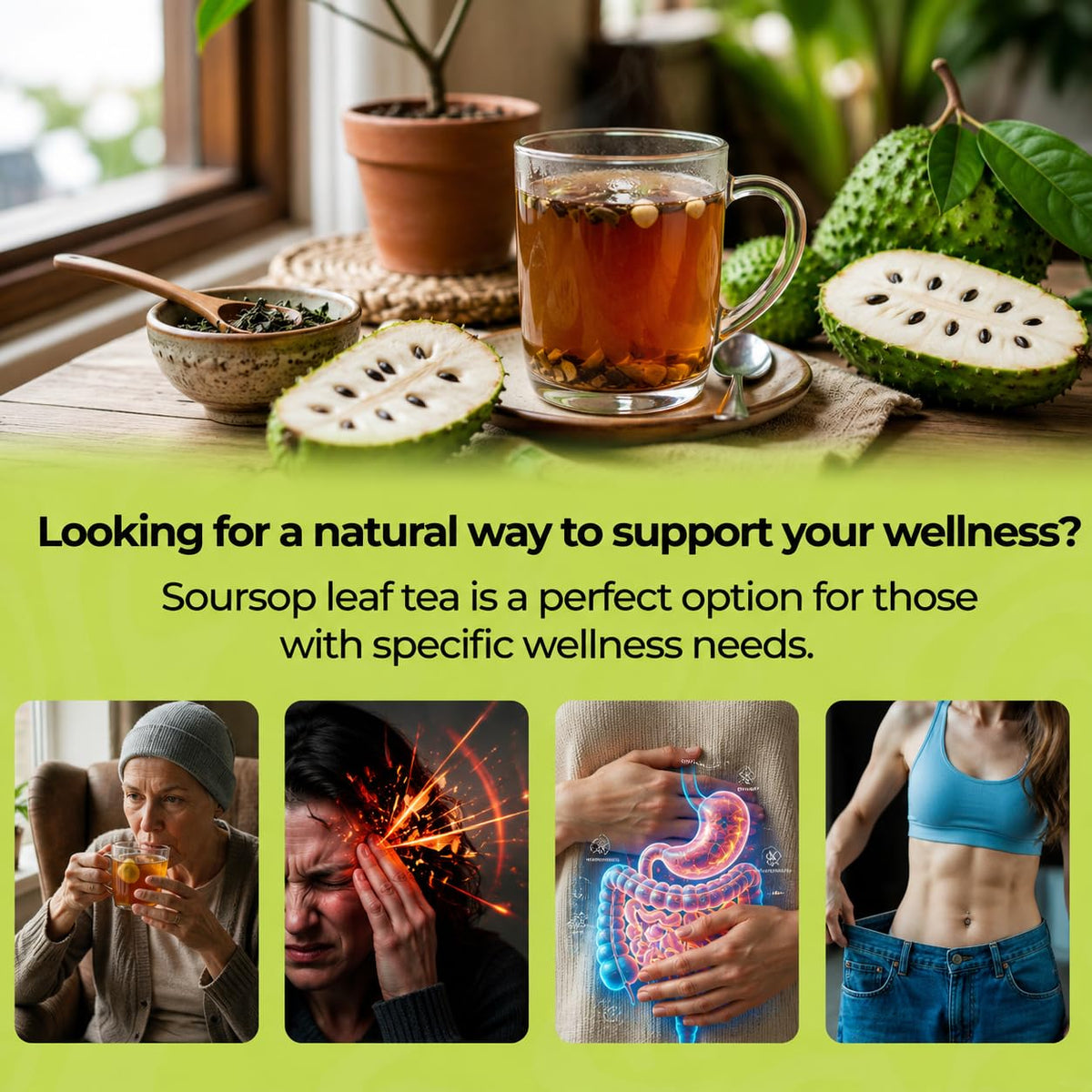 soursop herbal tea for relaxation