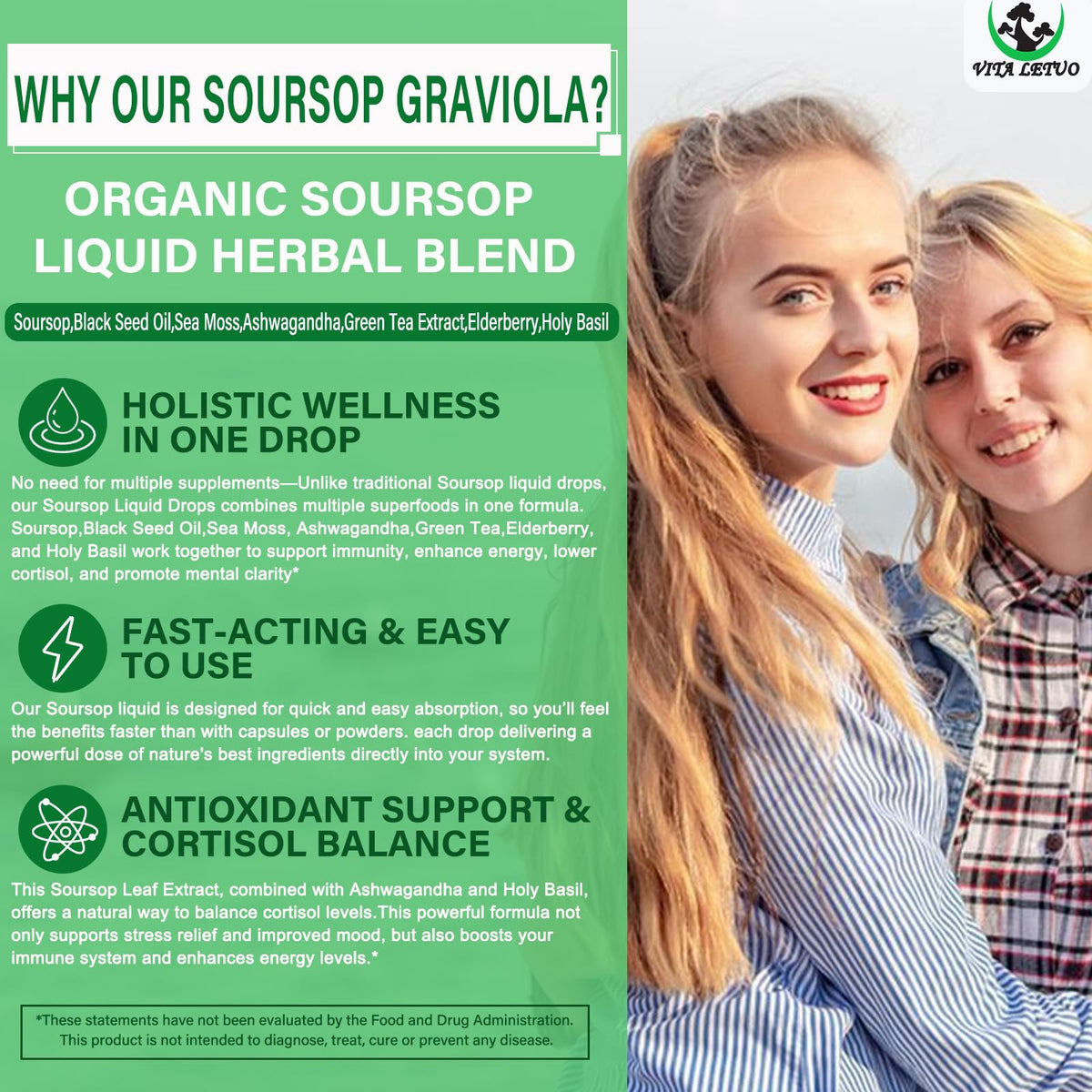 Soursop kids multivitamin for growth